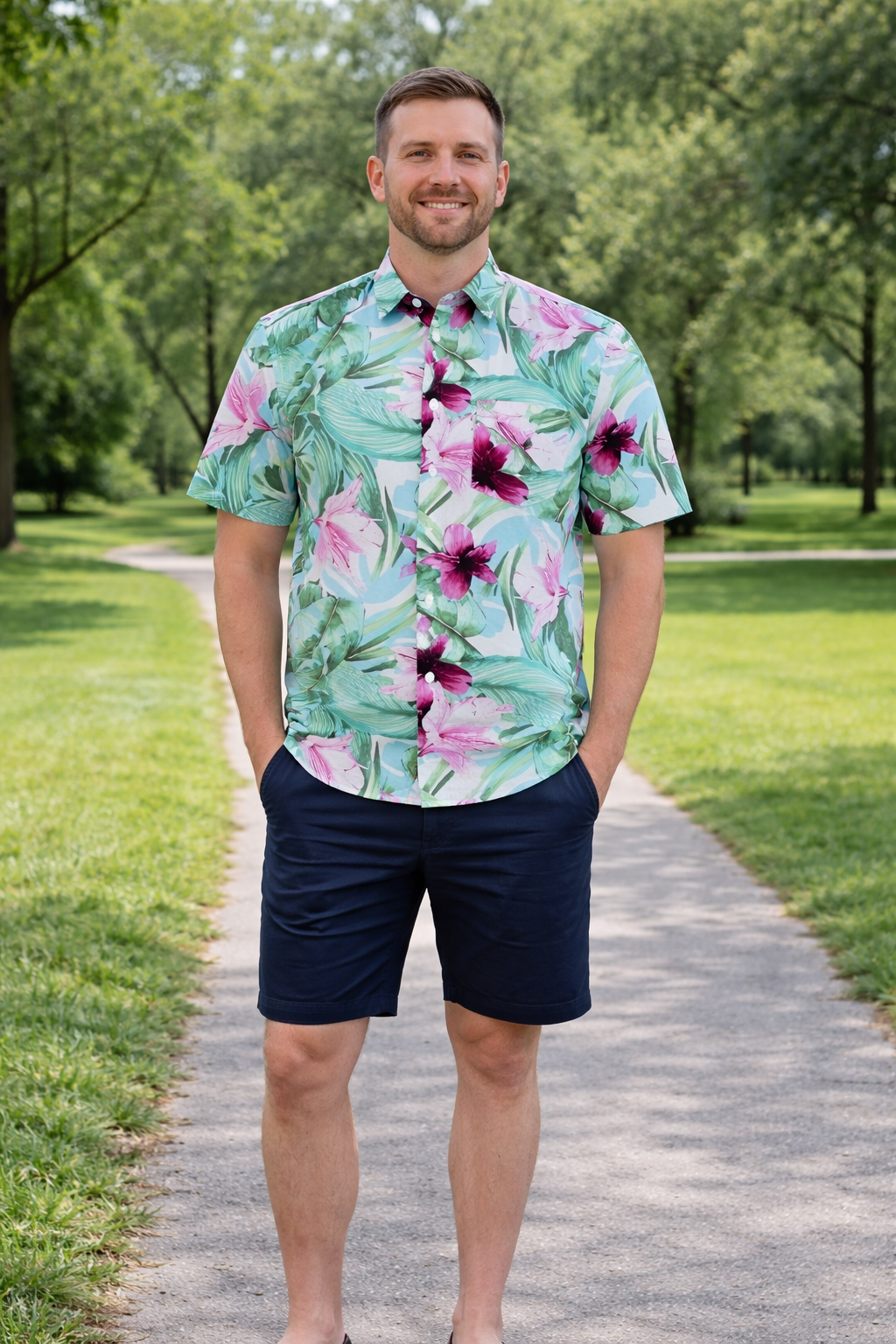Banana Boat UPF 50+ Hawaiian Shirt - Basix of America