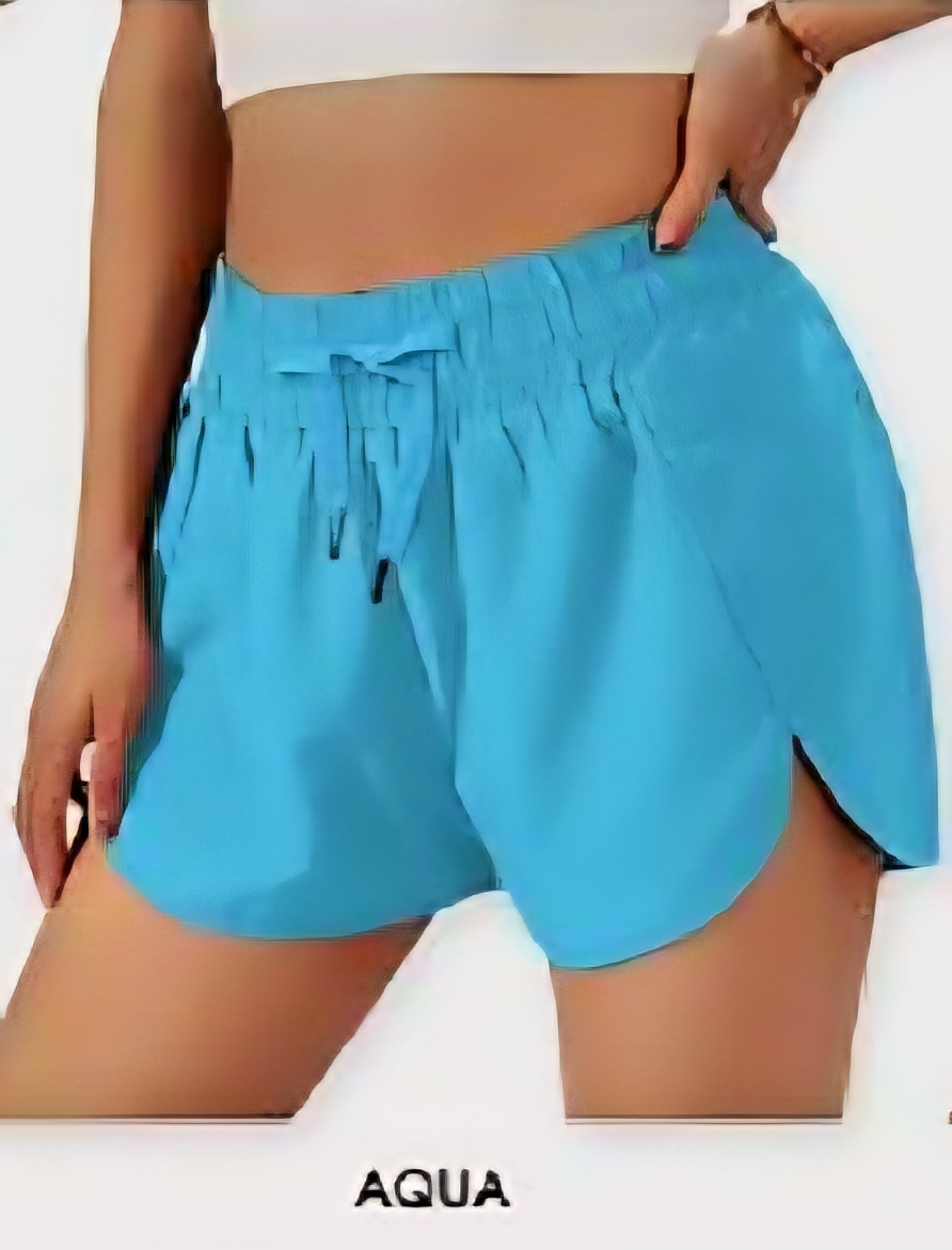 Banana Boat upf50+ Flowy Workout Shorts for lady Gym Yoga Running ...